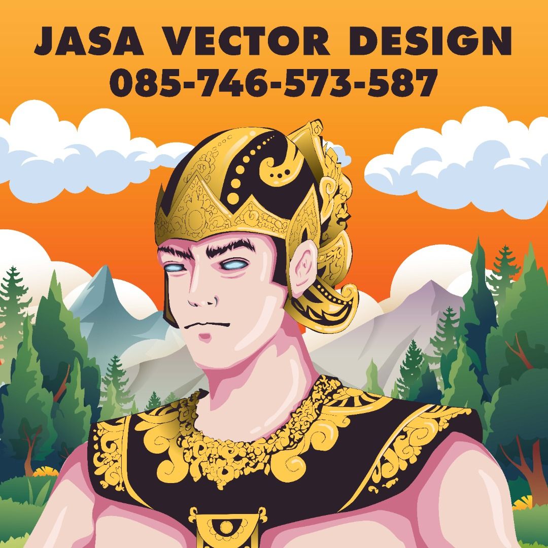 Jasa Vector Art desain grafis terbaik di indonesia, Hub 085-746-573-587 ...