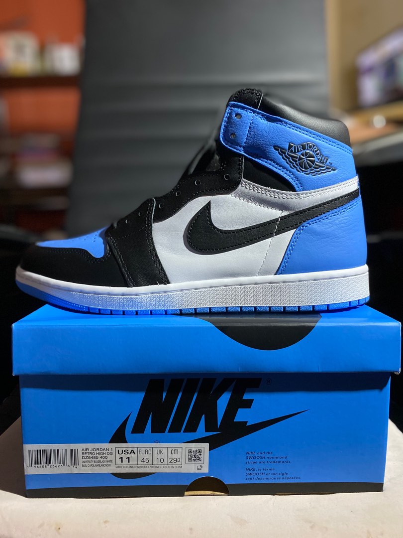 Jordan 1 High UNC Toe on Carousell