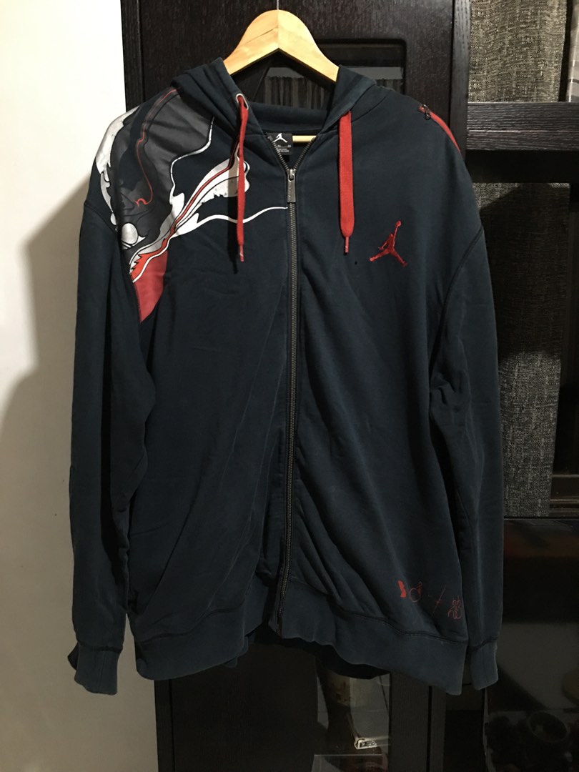 Jordan Hoodie Jacket Authentic AOP (Original), Men's Fashion, Coats ...