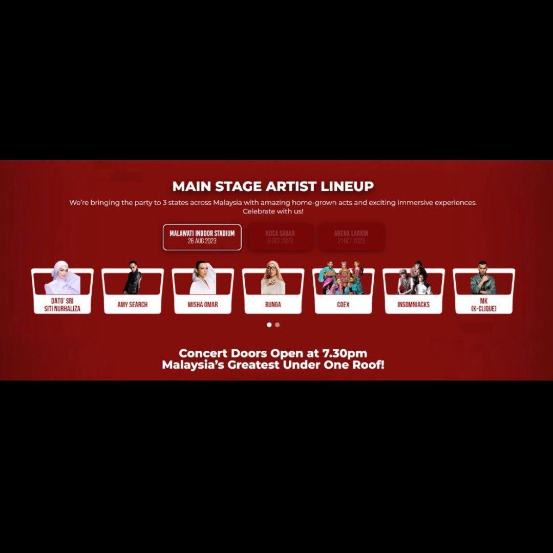 Kepci Music Festival - STADIUM MELAWATI SHAH ALAM, Tickets & Vouchers ...
