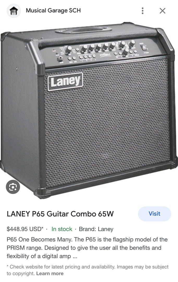 Laney guitar amplifier combo, Hobbies & Toys, Music & Media, Musical ...