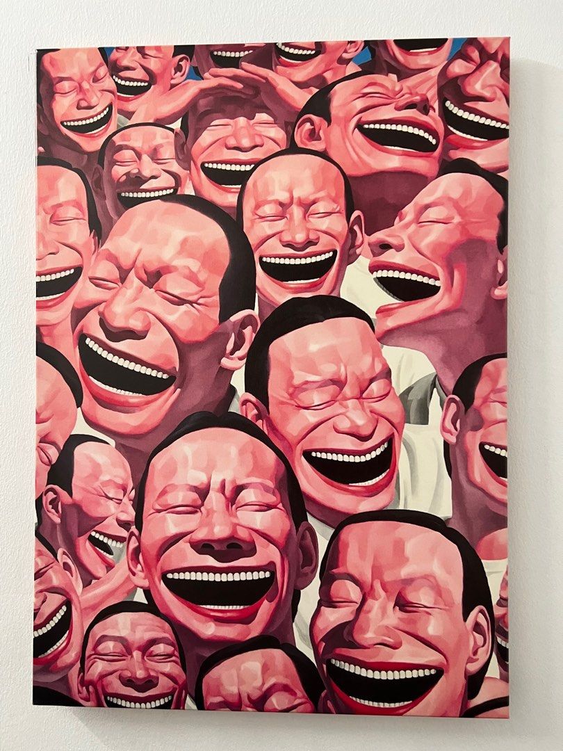 Laughing Man - Yue Minjun Wall Art, Furniture & Home Living, Home Decor ...
