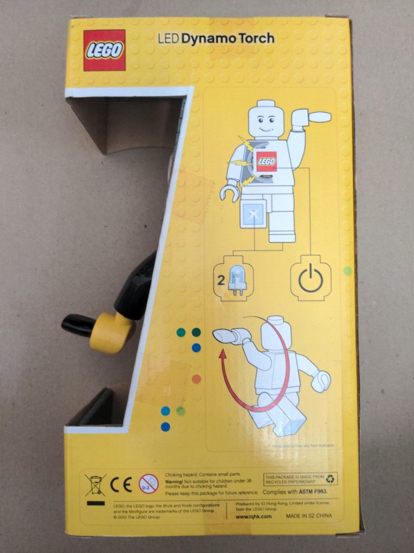 Lego LED Dynamo Torch Police, Hobbies & Toys, Toys & Games on Carousell