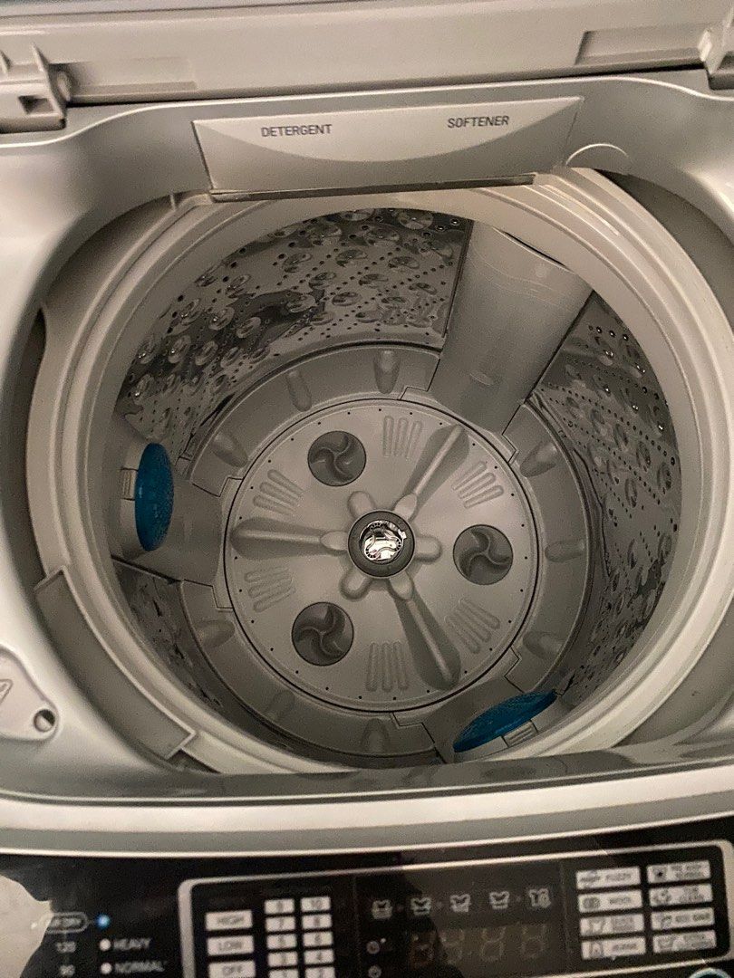 LG washing machine inverter direct drive 8.5kg top load, TV & Home ...