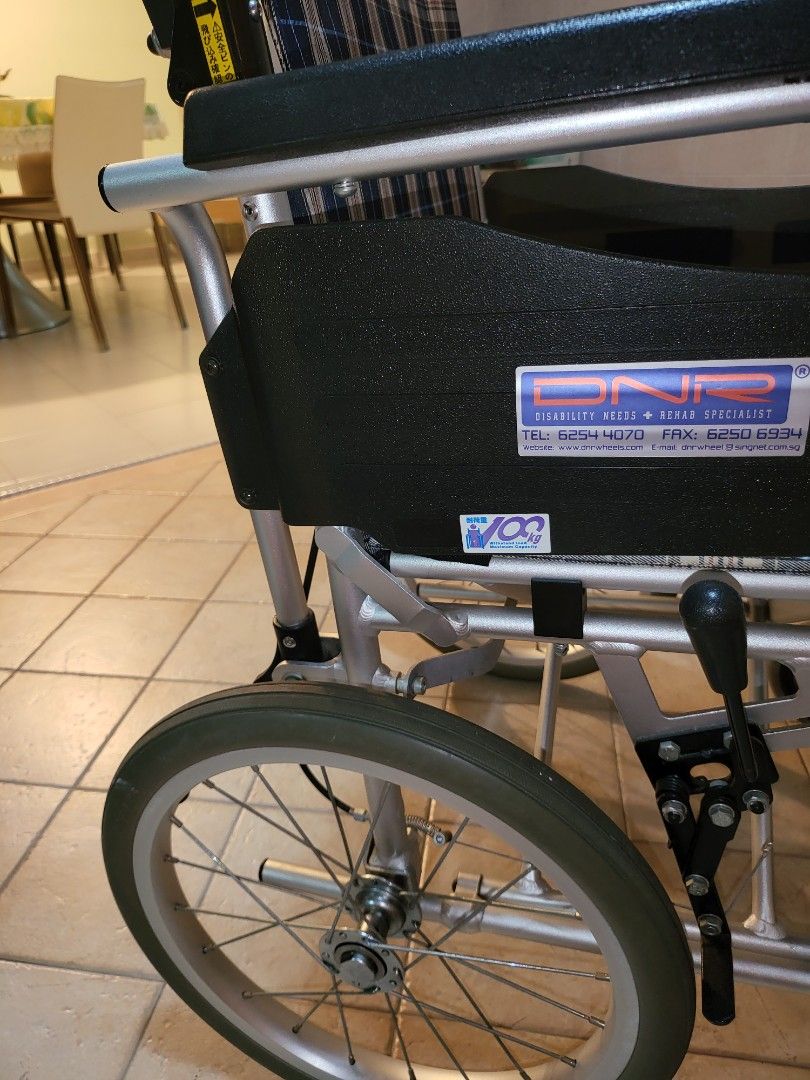 Lightly Used folderable Wheel Chair, Health & Nutrition, Assistive ...