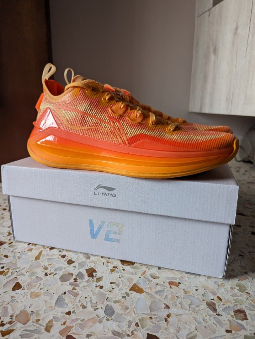 Liren 3 v2 Low Orange - Lining Basketball Shoes, Men's Fashion ...