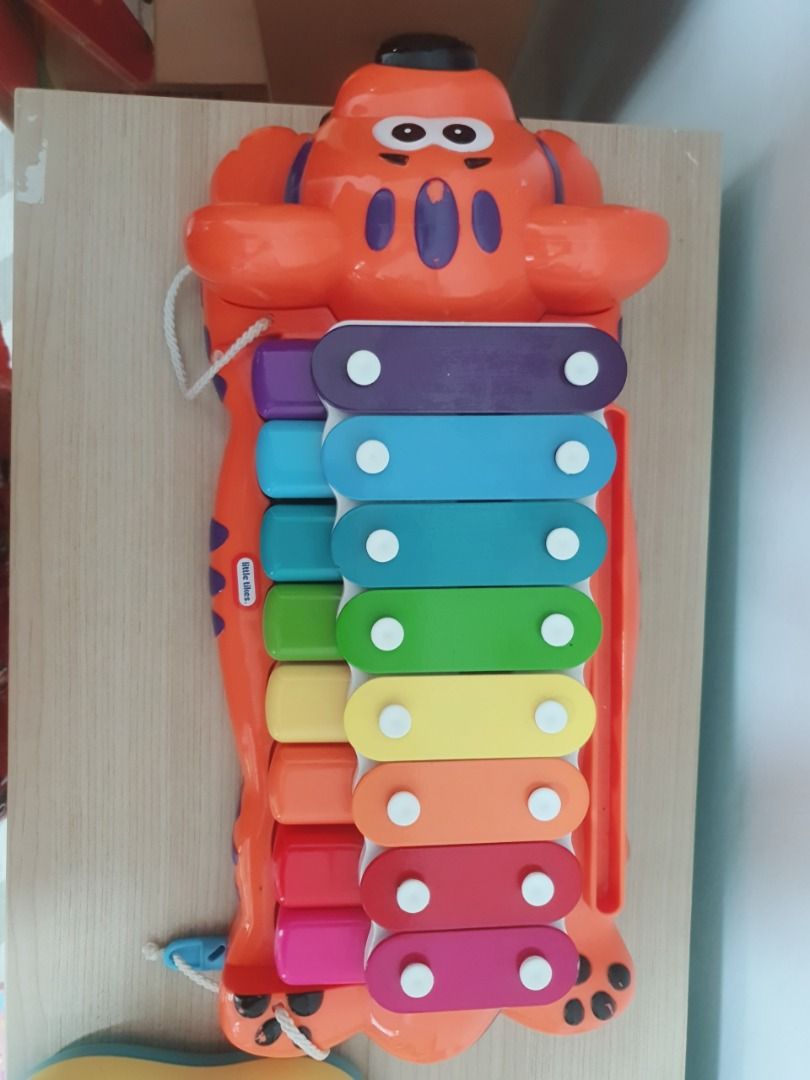 Little Tikes Jungle Jamboree Tiger 2 in 1 Piano Xylophone, Babies ...