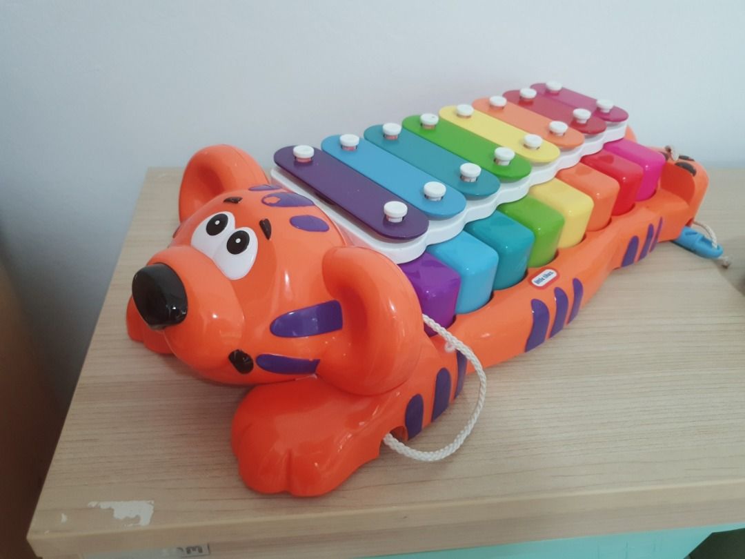 Little Tikes Jungle Jamboree Tiger 2 in 1 Piano Xylophone, Babies ...