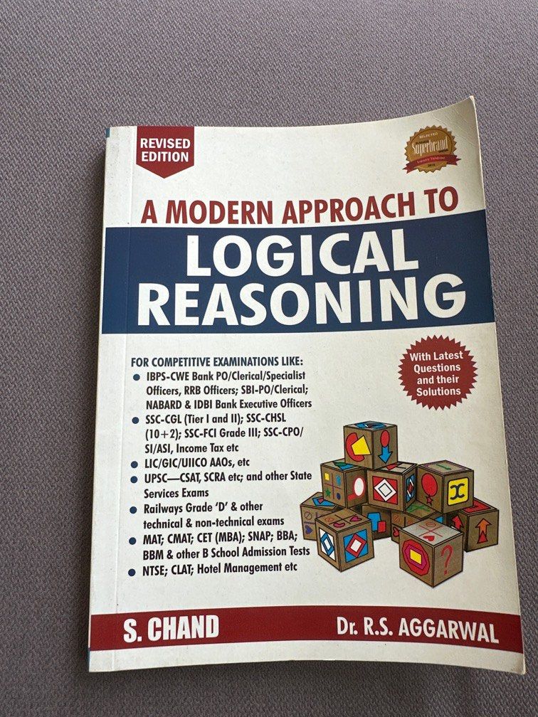 LOGICAL REASONING RS AGGARWAL, Hobbies & Toys, Books & Magazines ... LOGICAL REASONING RS AGGARWAL, Hobbies & Toys, Books & Magazines ...