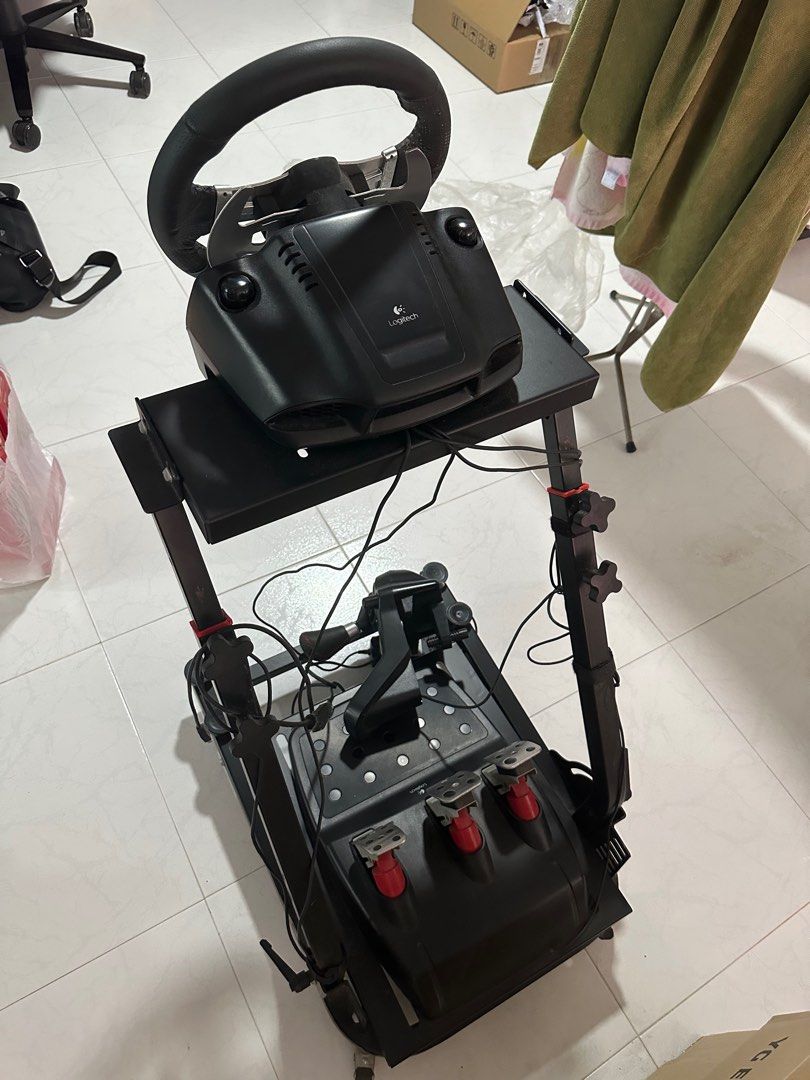 Logitech G27 with stand, Video Gaming, Gaming Accessories, Controllers ...