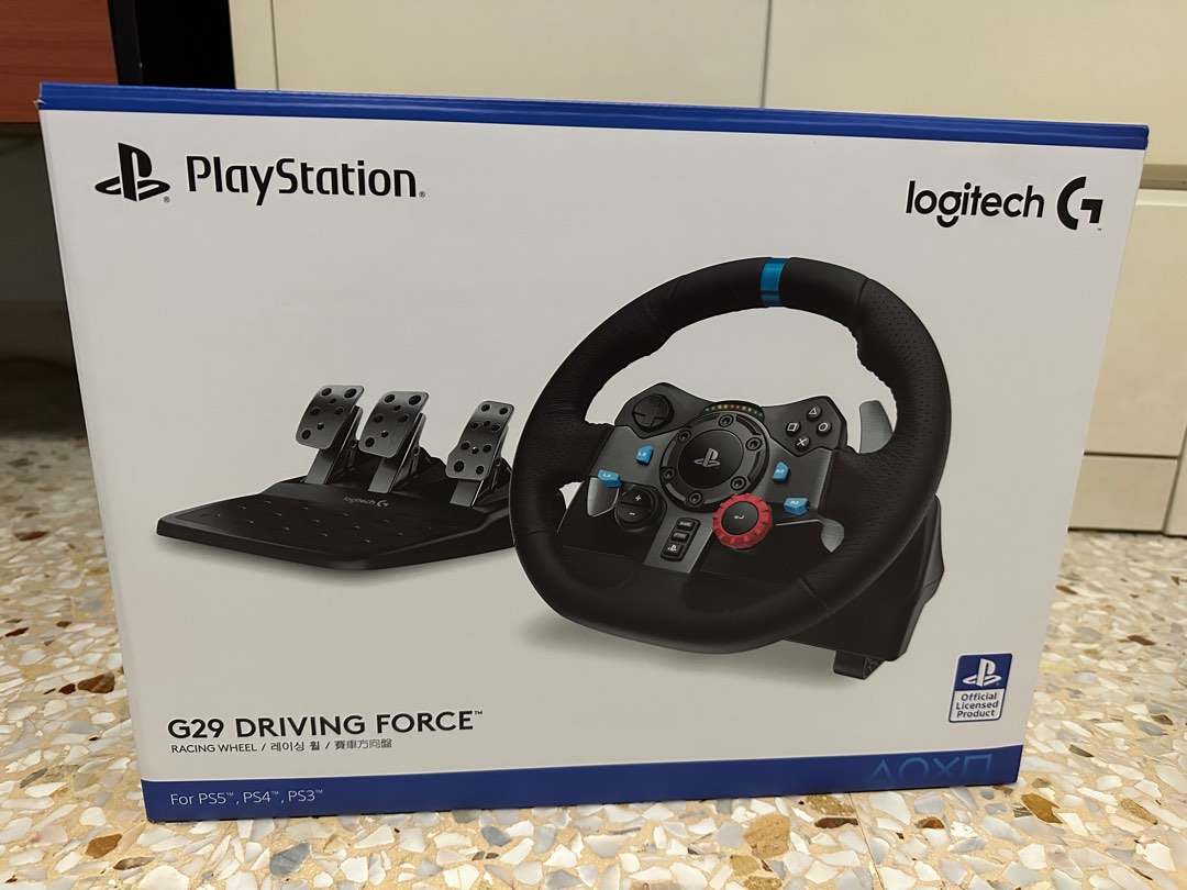 Logitech G29 Racing Wheel, Video Gaming, Gaming Accessories ...