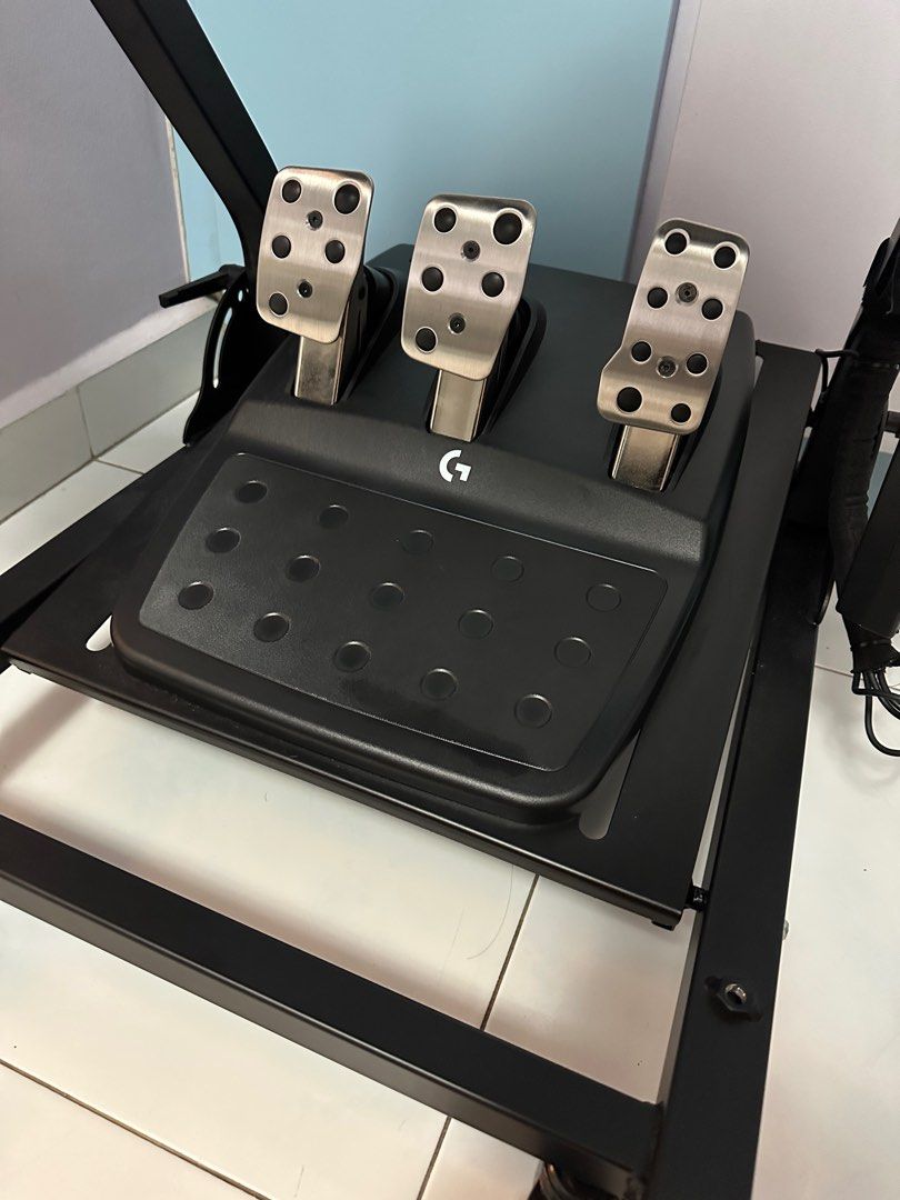 Logitech G923 Racing Wheel + Shifter Bundle, Video Gaming, Gaming ...