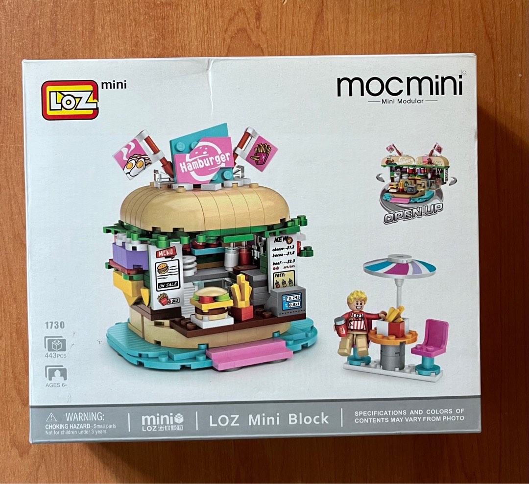 Loz Mini Blocks Hamburger Shop, Hobbies & Toys, Toys & Games on Carousell