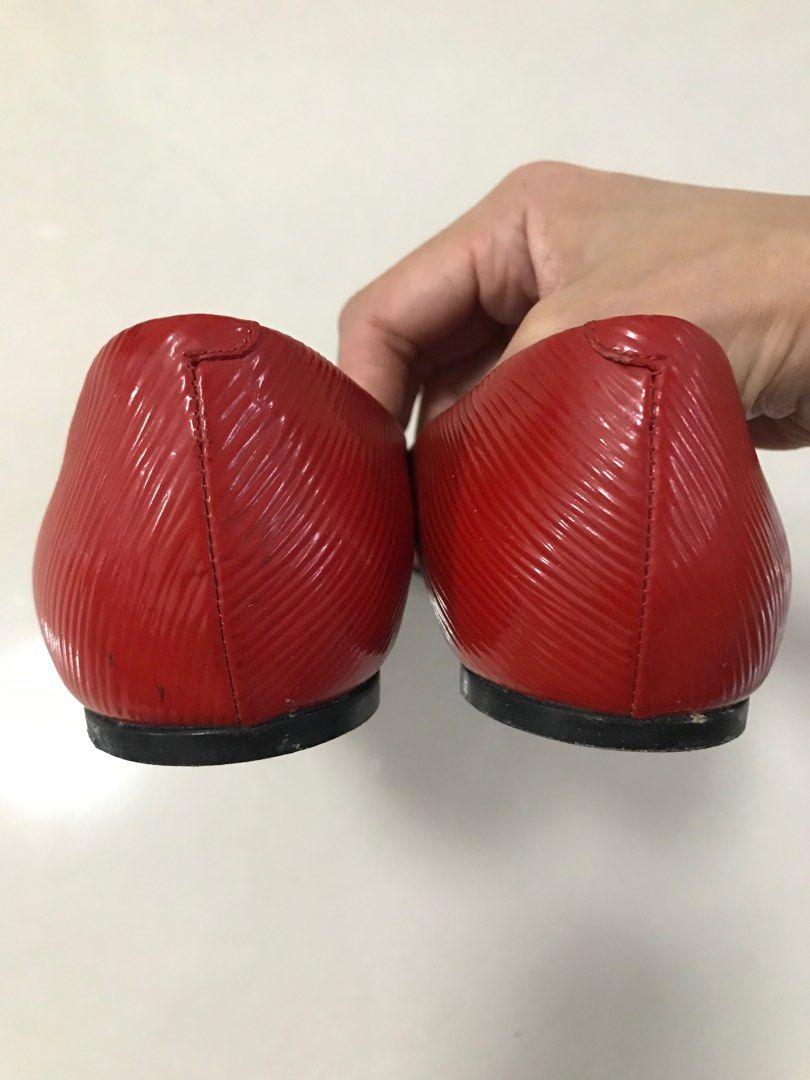 LV Epi Leather Shoes, Women's Fashion, Footwear, Flats on Carousell