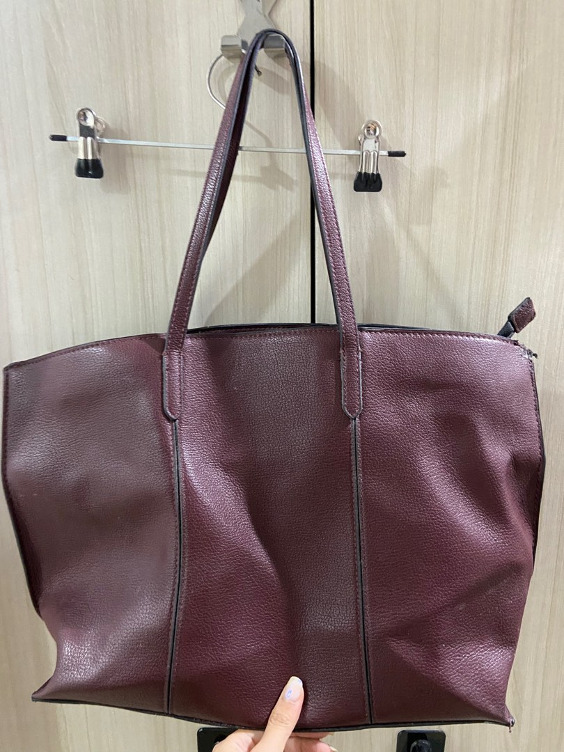 maroon bag on Carousell