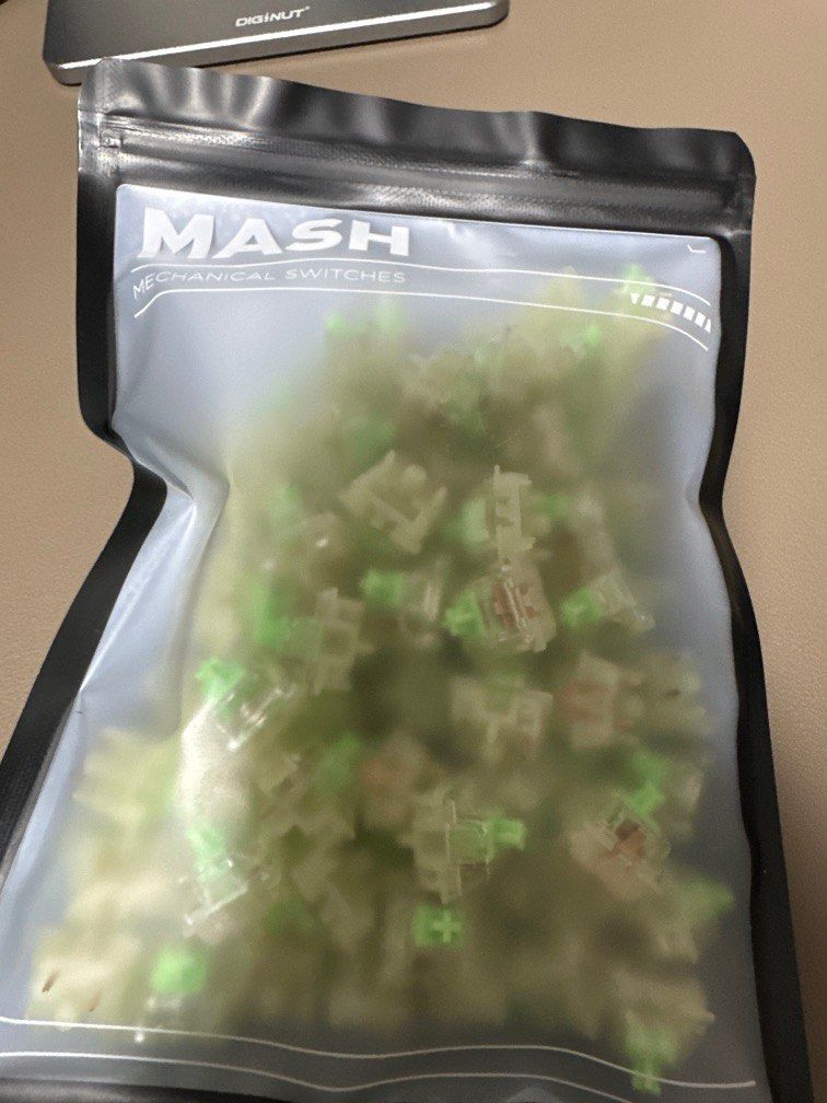 Mash linear key caps (green), Computers & Tech, Parts & Accessories ...