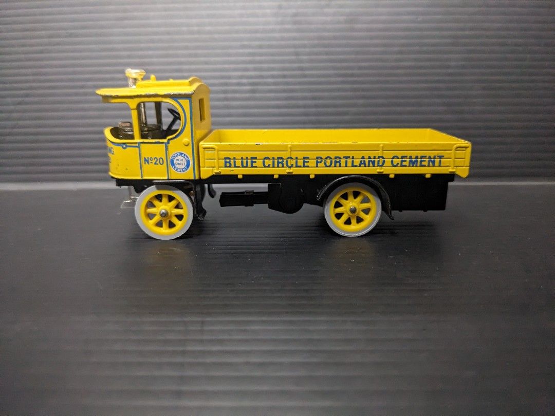 MATCHBOX YESTERYEAR Y18 1918 ATKINSON MODEL D STEAM WAGON "BLUE CIRCLE ...