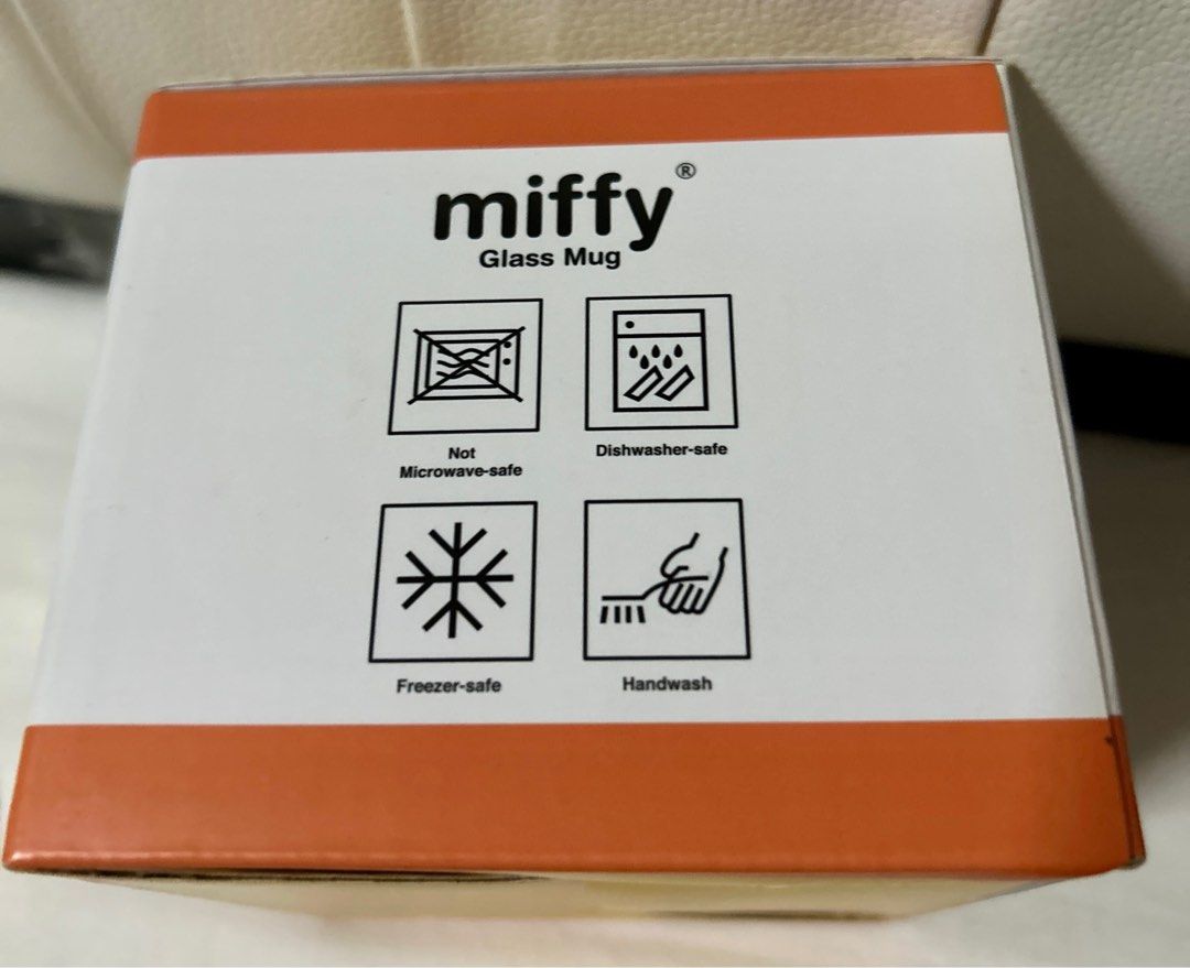 Miffy Glass Mug with Plenty Little Charms, Furniture & Home Living ...