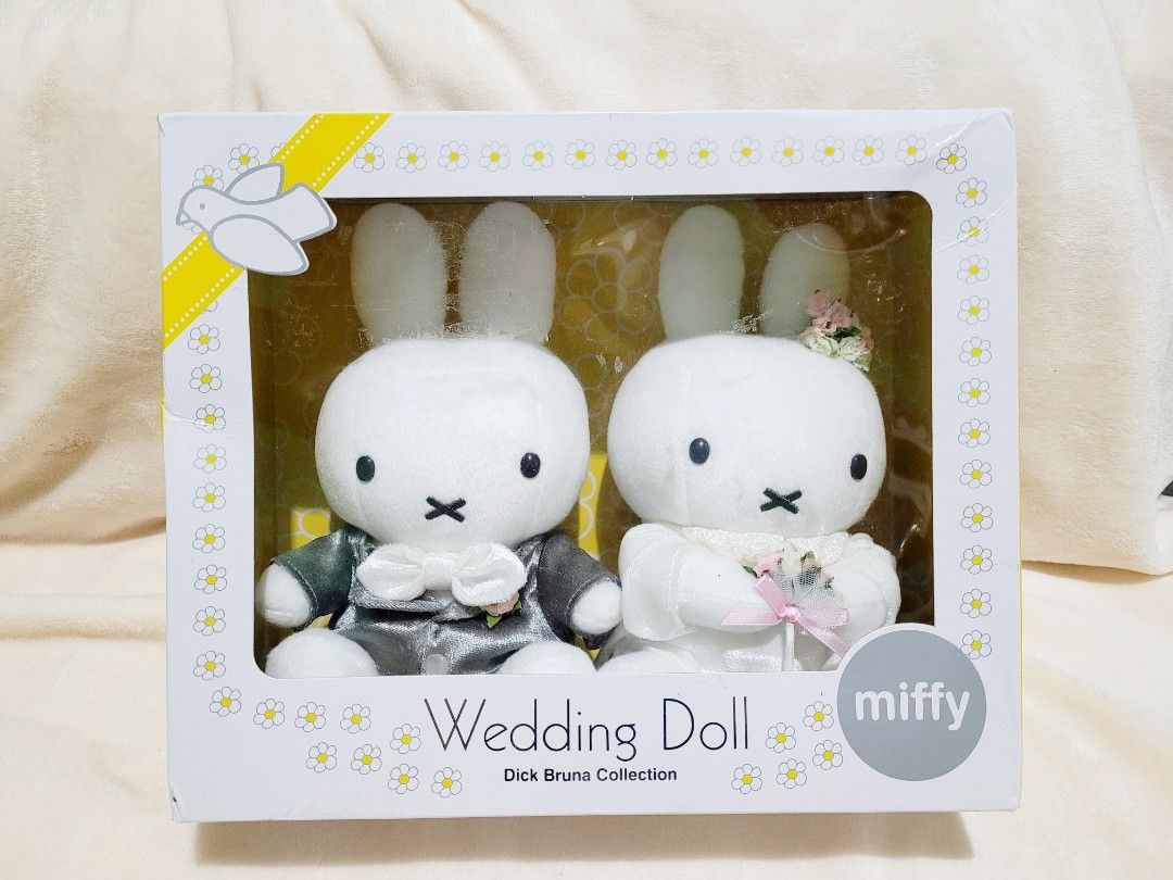 Miffy Wedding Doll Plush (Sekiguchi) on Carousell