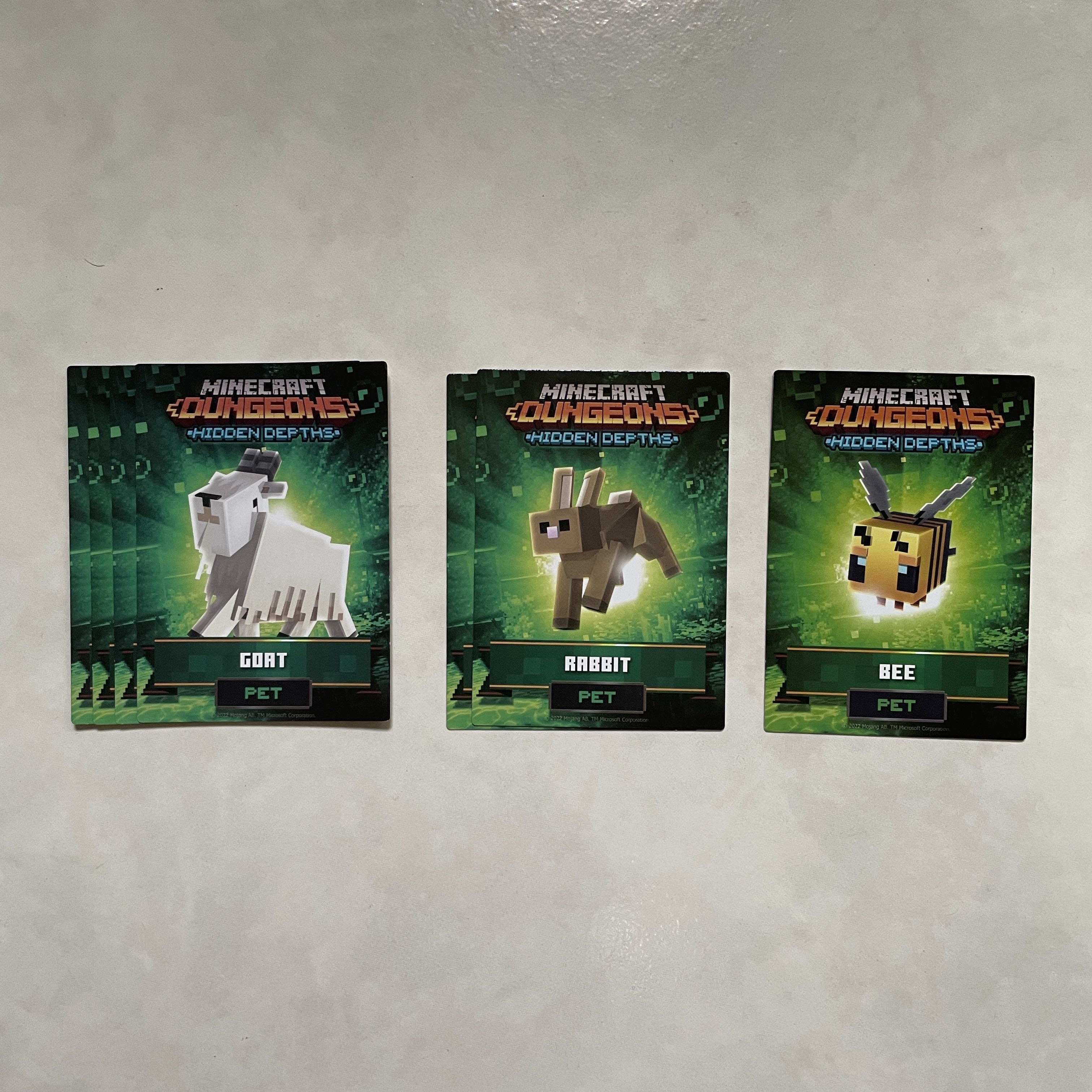 Minecraft Dungeons arcade cards ~ series 2 + hidden depths, Hobbies ...