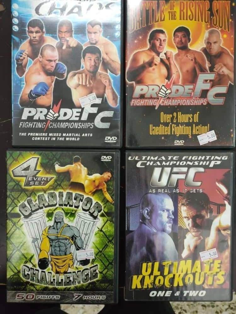 MMA and UFC Original DVD (Bundle), Hobbies & Toys, Toys & Games on ...