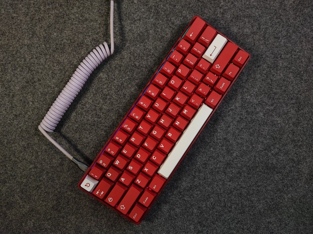 Modded GH60 60% RGB Underglow Wired Gaming Mechanical Keyboard (Sound ...