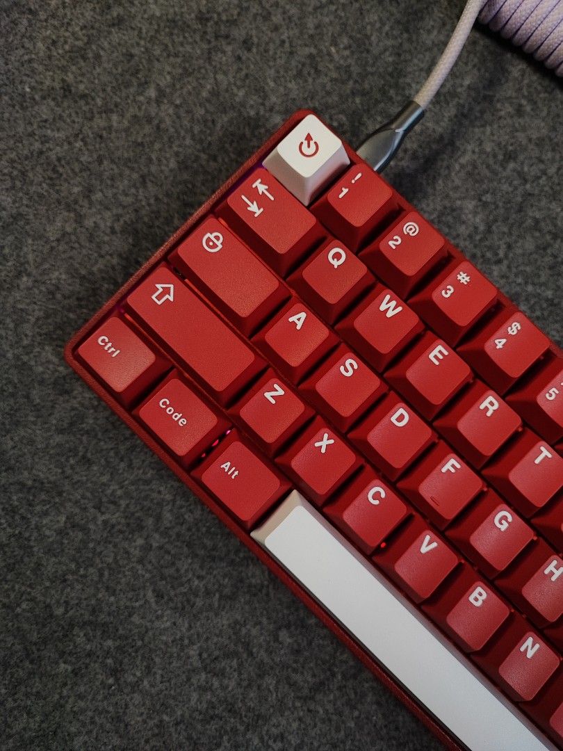 Modded GH60 60% RGB Underglow Wired Gaming Mechanical Keyboard (Sound ...