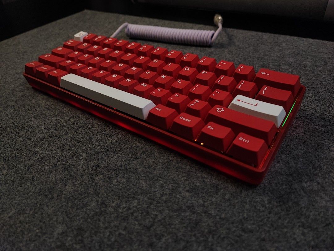 Modded GH60 60% RGB Underglow Wired Gaming Mechanical Keyboard (Sound ...