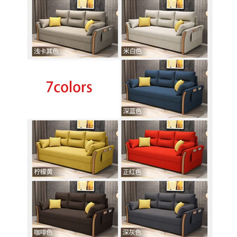 Modern minimalist practical sofa bed small apartment folding sofa ...