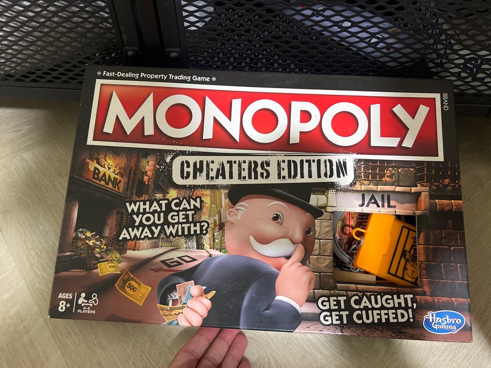 Monopoly Cheaters Edition, Hobbies & Toys, Toys & Games on Carousell