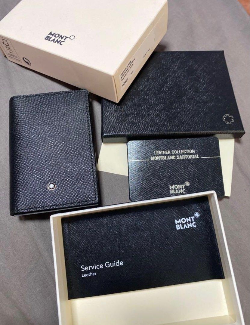 Mont Blanc - Sartorial Business Card Holder, Men's Fashion, Watches ...