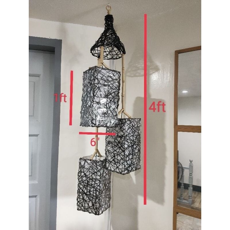 Native Nito Hangging Native Lampshade Handycrafts on Carousell