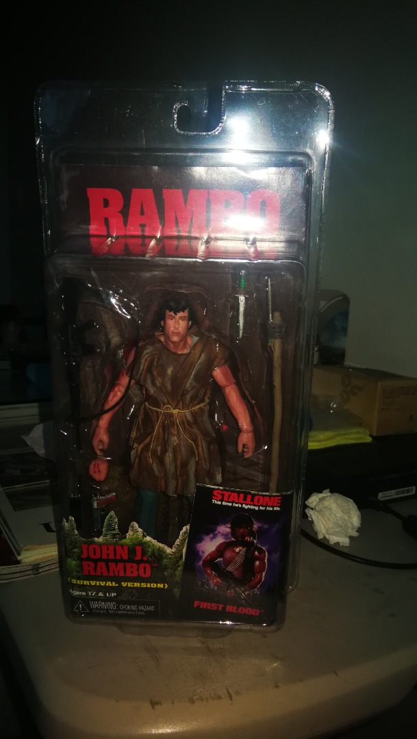 neca rambo first blood figure, Hobbies & Toys, Toys & Games on Carousell