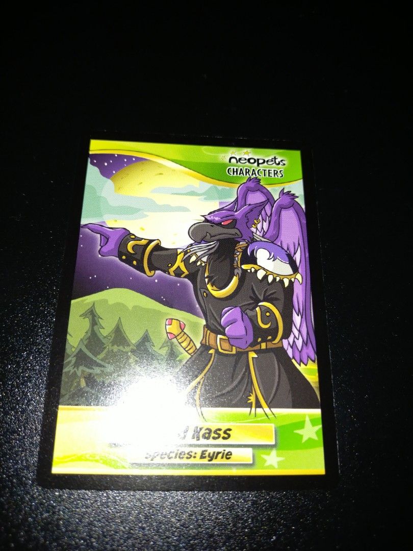 Neopets Characters Card: Lord Kass, Hobbies & Toys, Collectibles ...