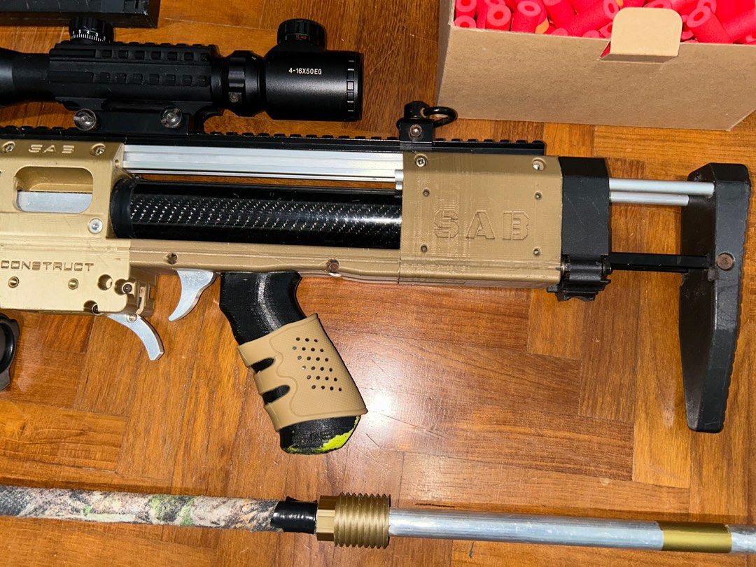 Nerf Sabre Sab Construct Sniper Version Blaster, Hobbies & Toys, Toys ...