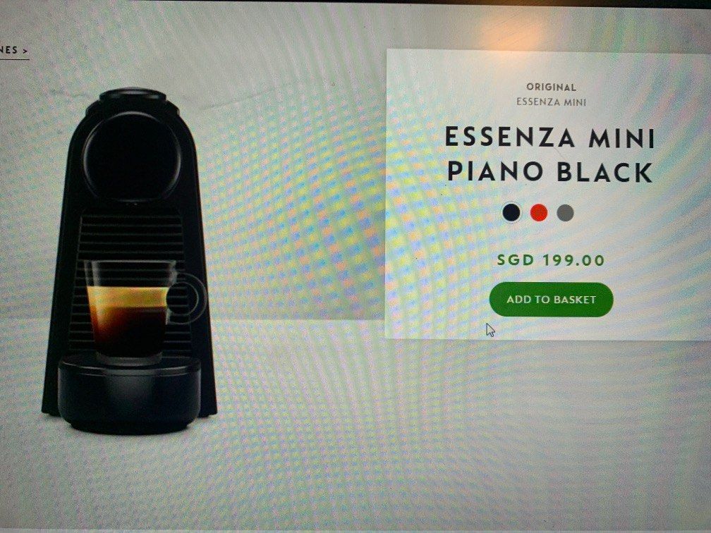 Nespresso Coffee Machine Essenza Mini, TV & Home Appliances, Kitchen ...
