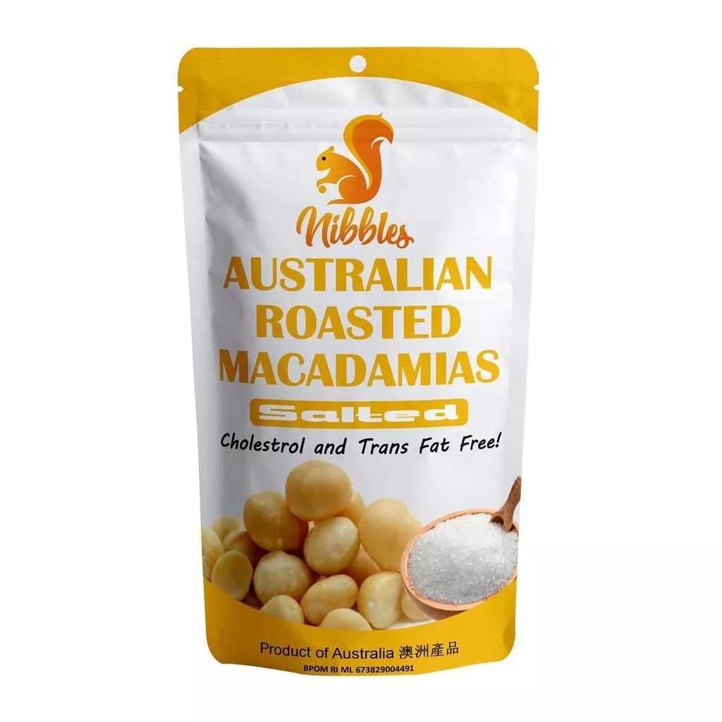Nibbles Australian roasted macadamia nuts assorted flavours nut mix ...