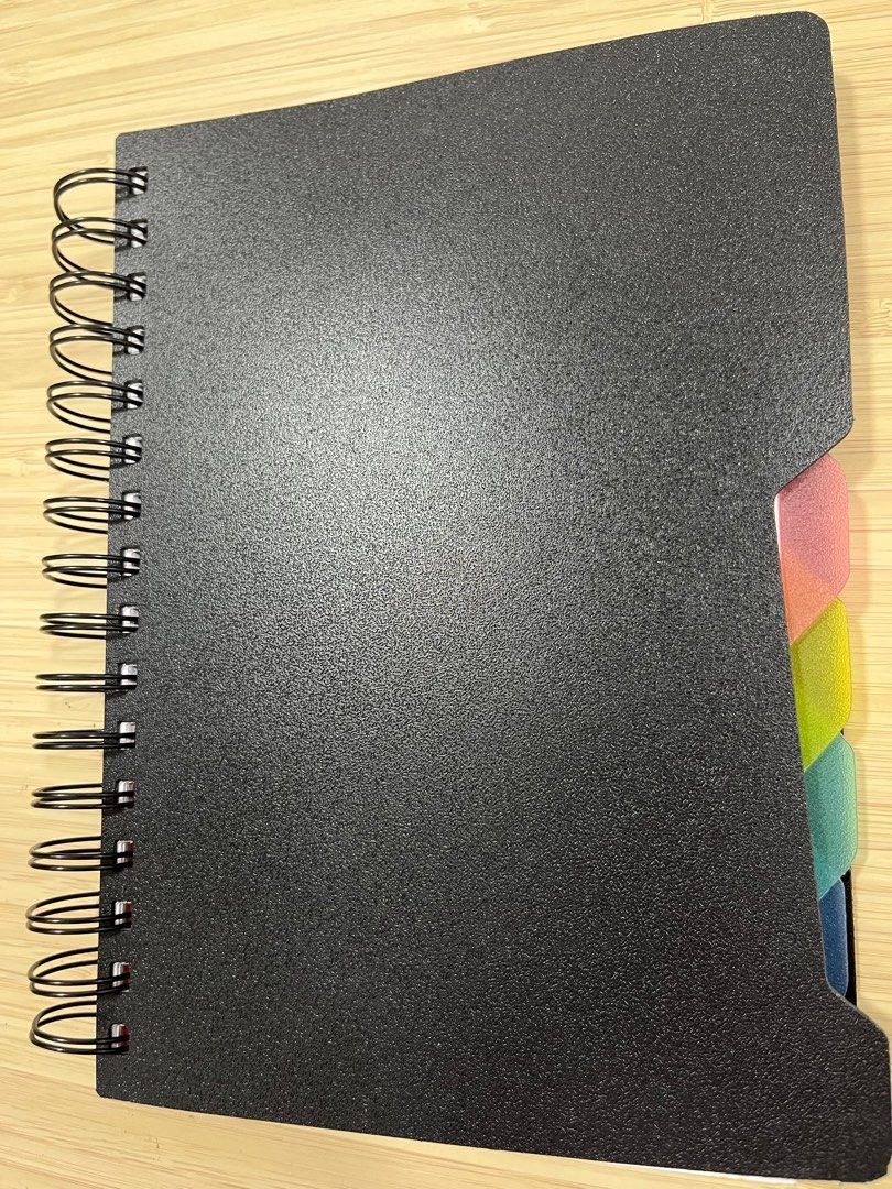 Notebook / Planner / Organizer with colorful dividers, Hobbies & Toys ...