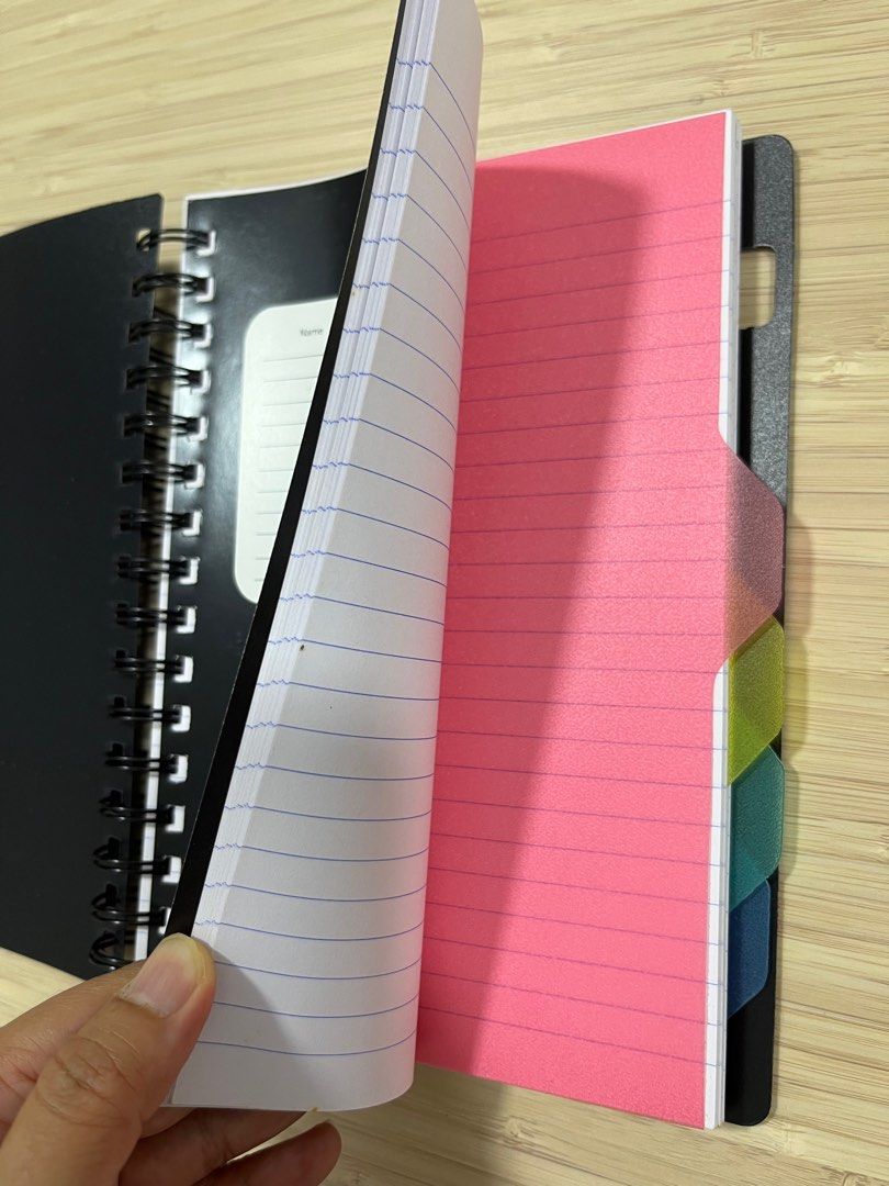 Notebook / Planner / Organizer with colorful dividers, Hobbies & Toys ...