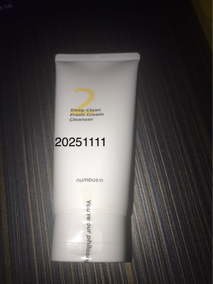 numbuzin No.2 Deep Clean Fresh Cream Cleanser 120ml, Beauty & Personal ...