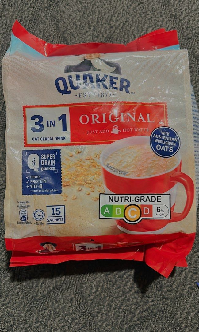 Oats 3 in 1, Food & Drinks, Packaged & Instant Food on Carousell