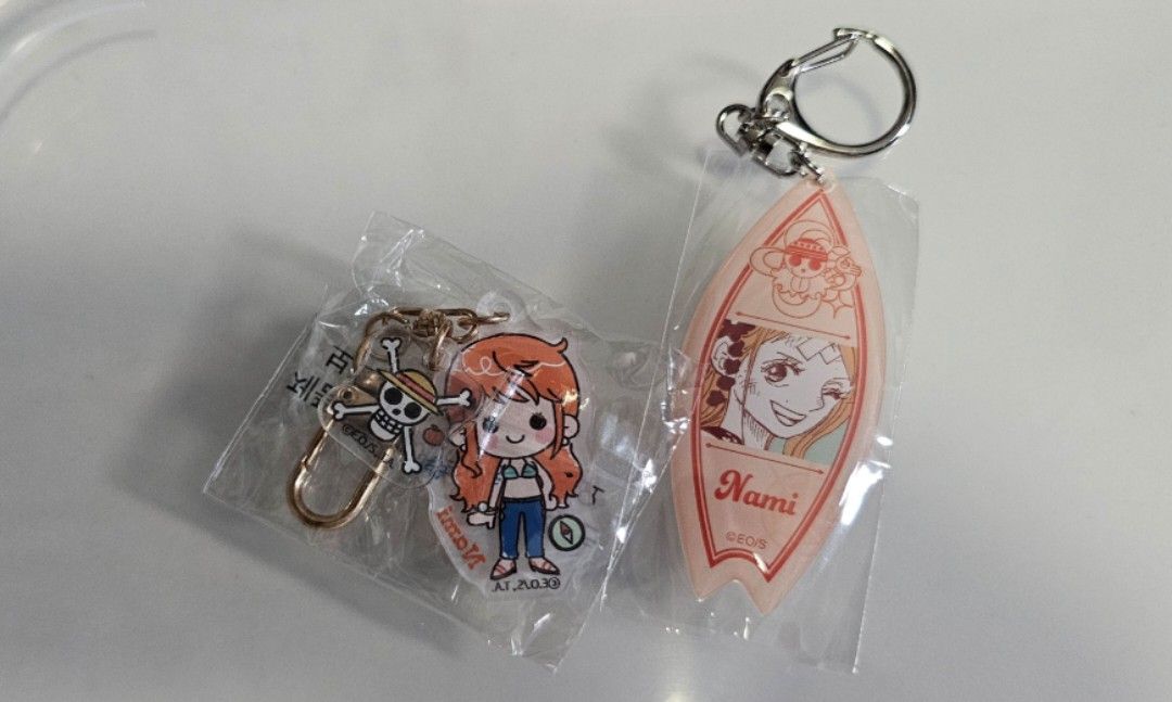 One piece Nami keychain set, Hobbies & Toys, Toys & Games on Carousell