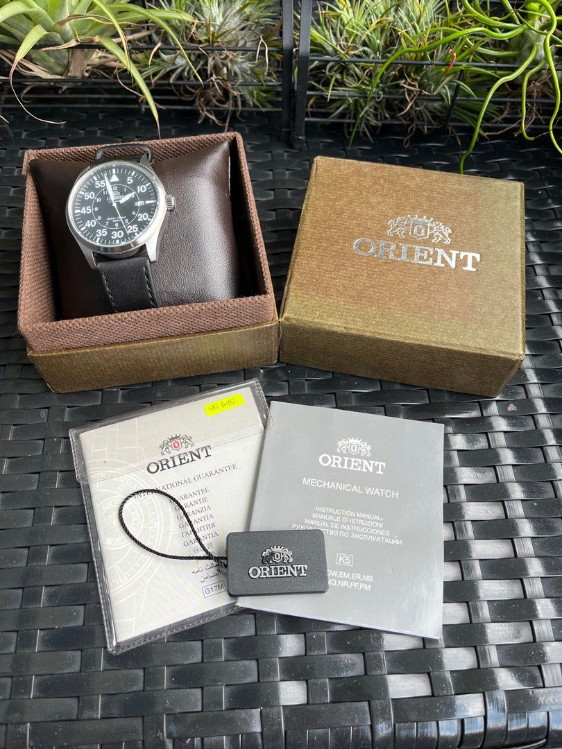 Orient Flight Aviator v1 FER2A003B0 Automatic Watch, Men's Fashion ...