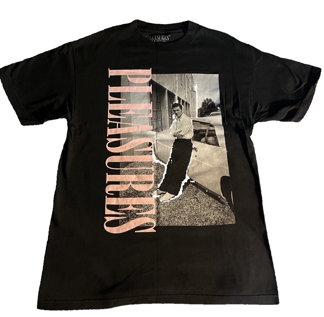 Original Pleasures x Elvis Presley Collab Shirt (Black-Medium) on Carousell