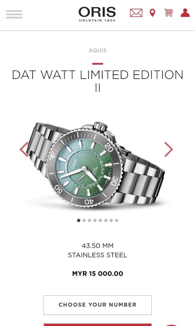 Oris Dat Watt Limited Edition II (43.5mm), Luxury, Watches on Carousell