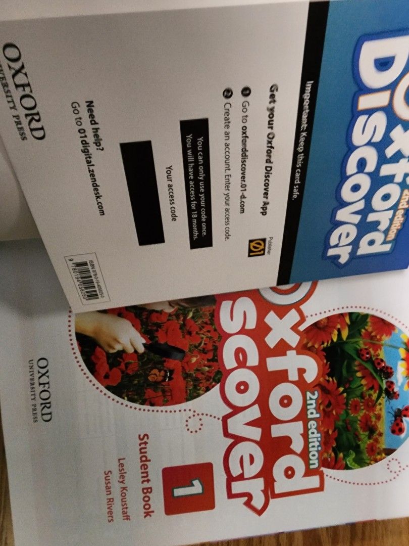 Oxford Discovery Book 1 student book and workbook 現貨 有online code 未用過 ...