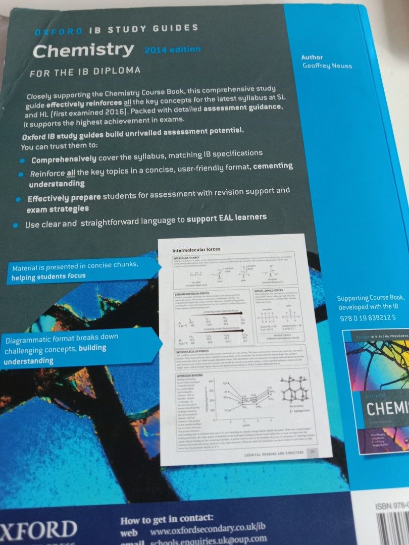 Oxford IB Chemistry guide, Hobbies & Toys, Books & Magazines, Textbooks ...