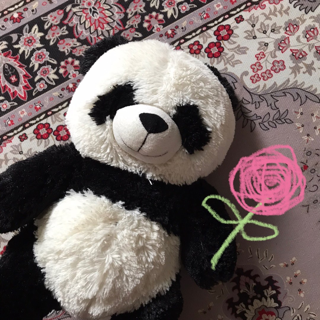 panda doll, Hobbies & Toys, Toys & Games on Carousell