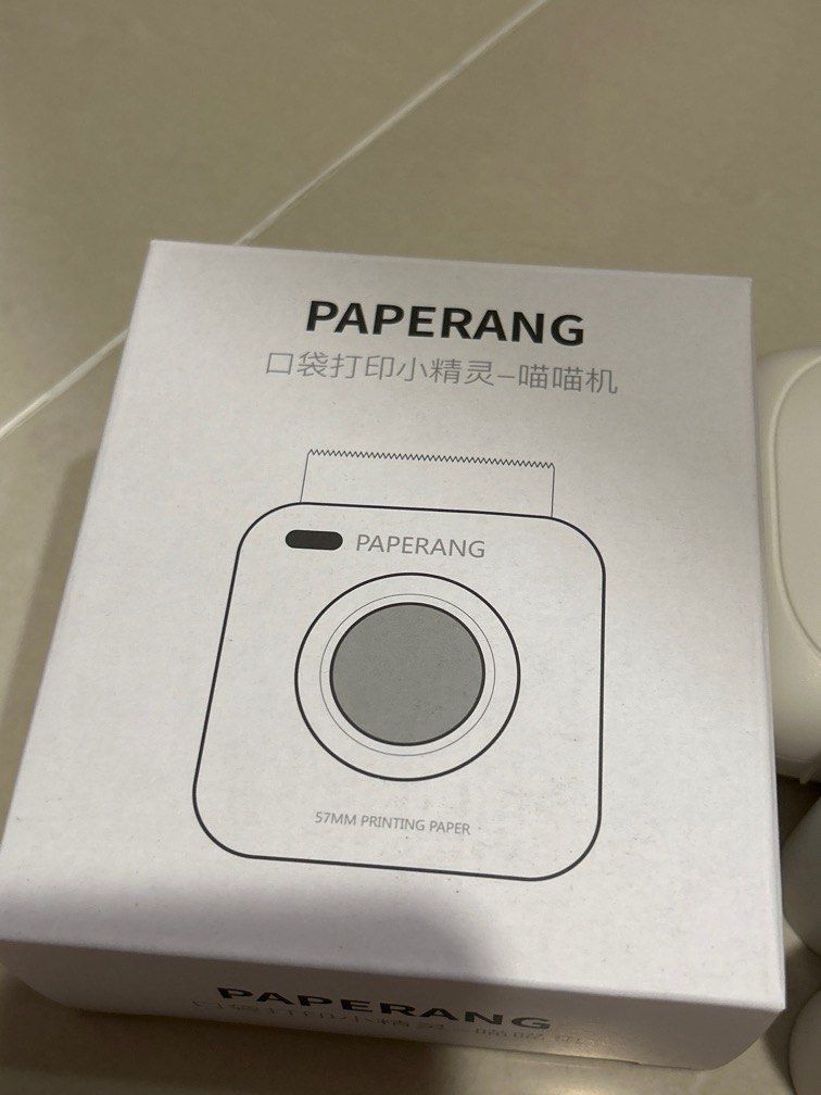 Paperang Pocket Thermal Printer and Thermal Paper, Computers & Tech ...