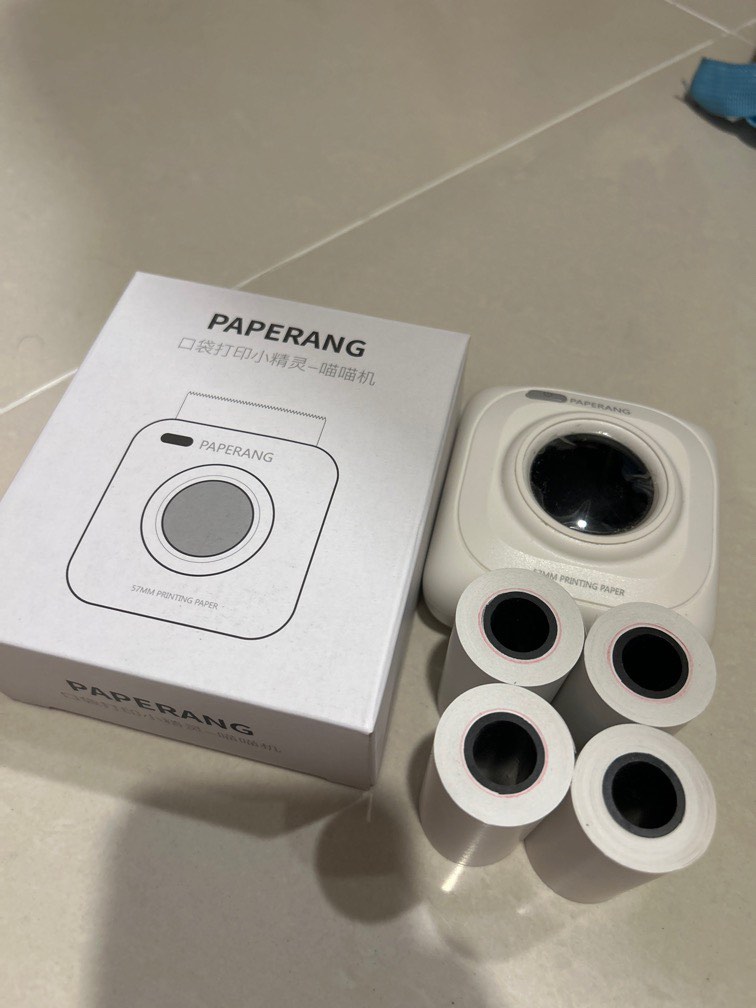 Paperang Pocket Thermal Printer and Thermal Paper, Computers & Tech ...